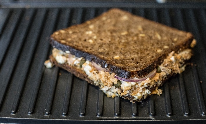 Grilled Salmon Panini with Goat Cheese | Gold Seal