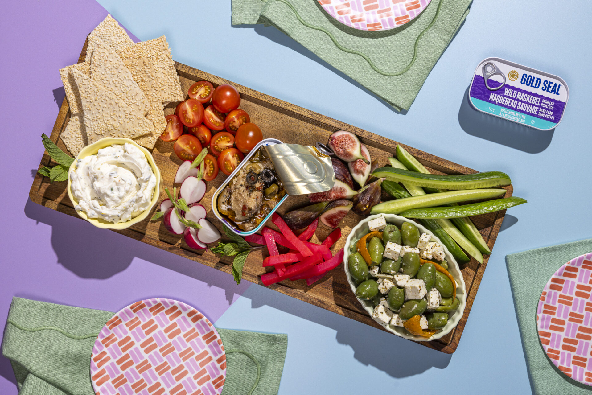 Mackerel Mezze Board | Gold Seal